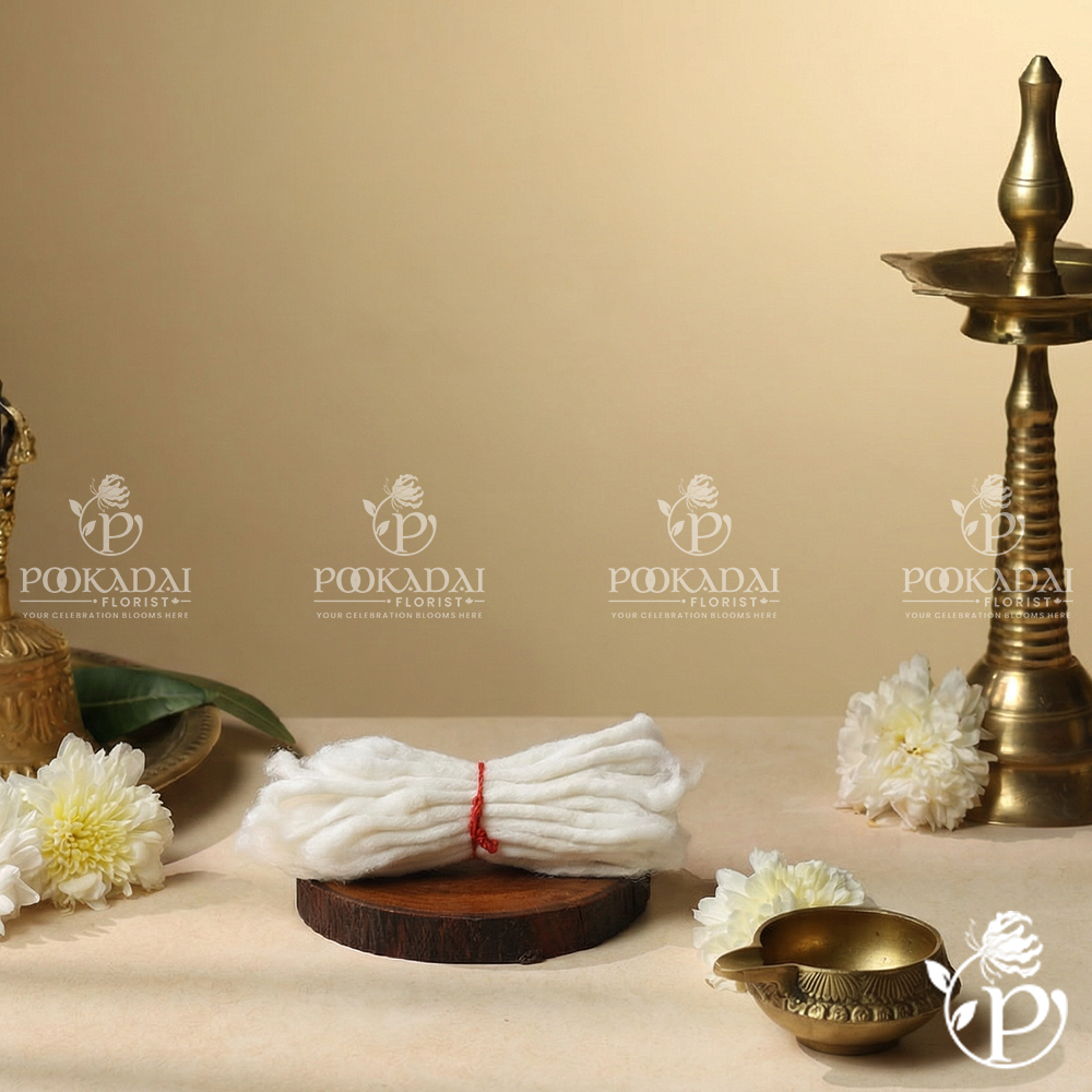 Lamp Wicks Vilakku thiri Panju thiri Cotton Pooja Thread – Pookadai ...
