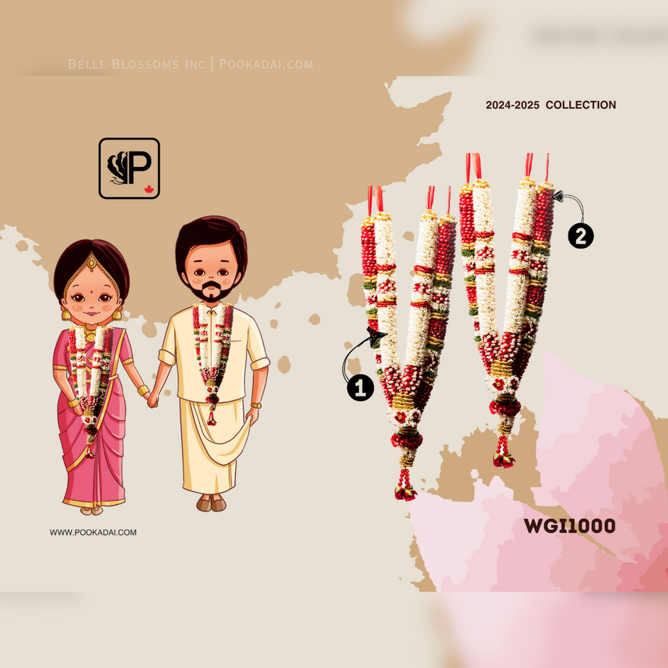Jai Malas & Wedding Garlands | Kalyana Malai | Varmala | Pookadai ...