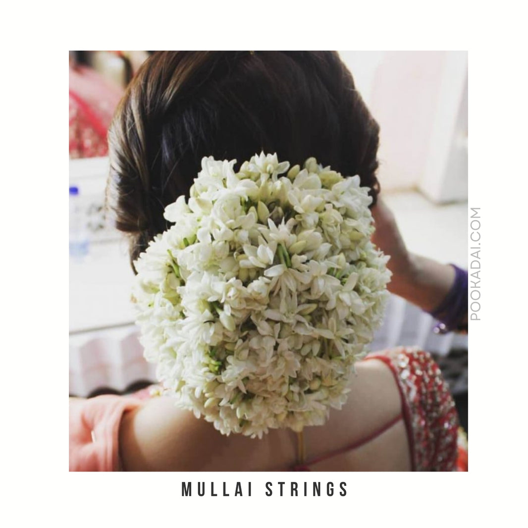 Fresh Jasmine (Malli) & Traditional Flower Strings | Pookadai ...